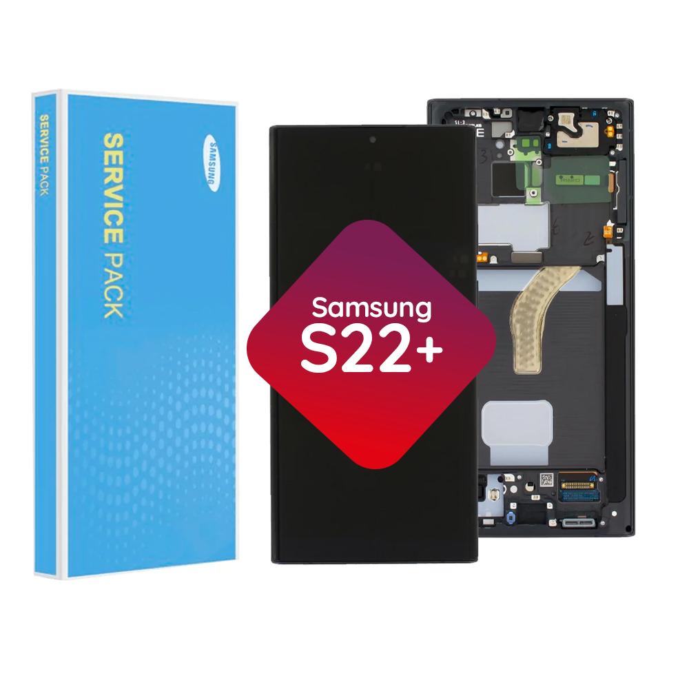Samsung Galaxy S22 Plus LCD + Frame ( Service Pack ) ( Black ) – CELL ...