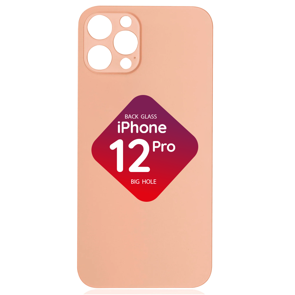 iPhone 12 Pro Back Glass (Big Hole) (Gold) – CELL RESCUE CENTER