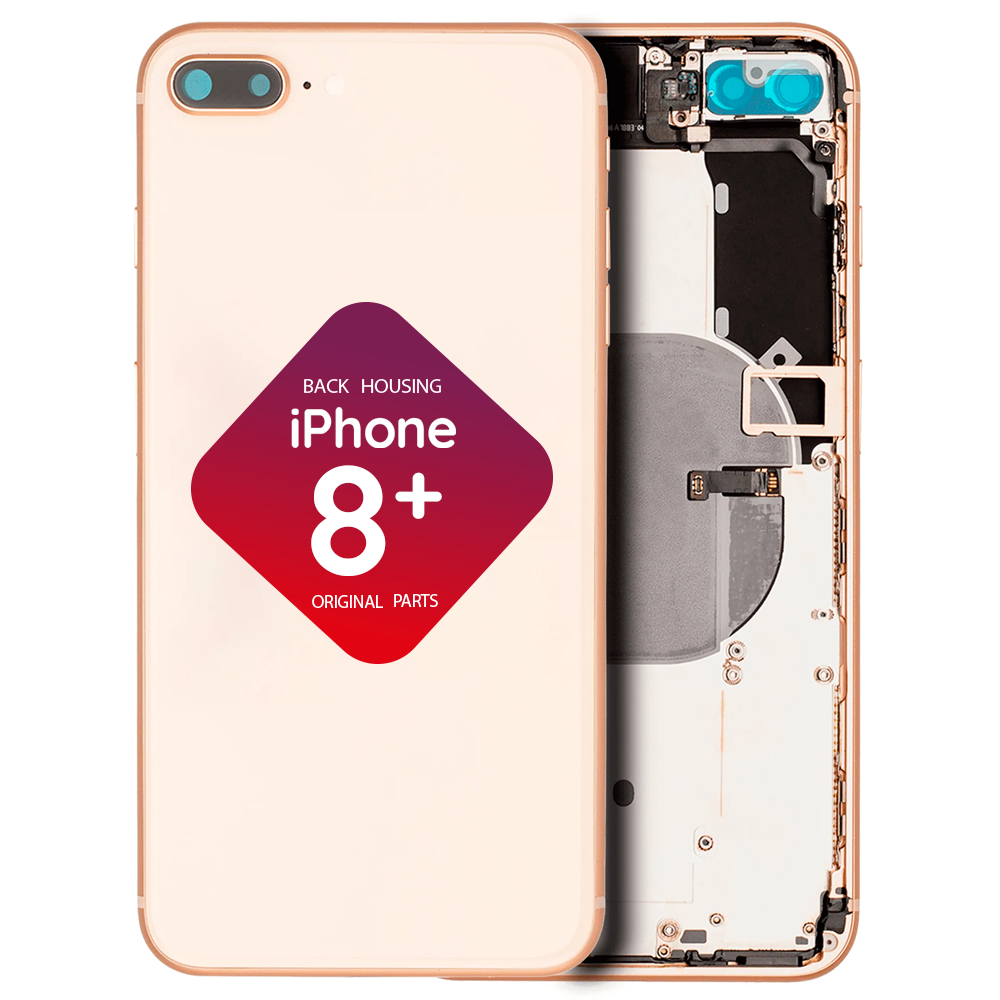iPhone 8 Plus Back Housing + Small Parts Installed (Gold) – CELL RESCUE ...