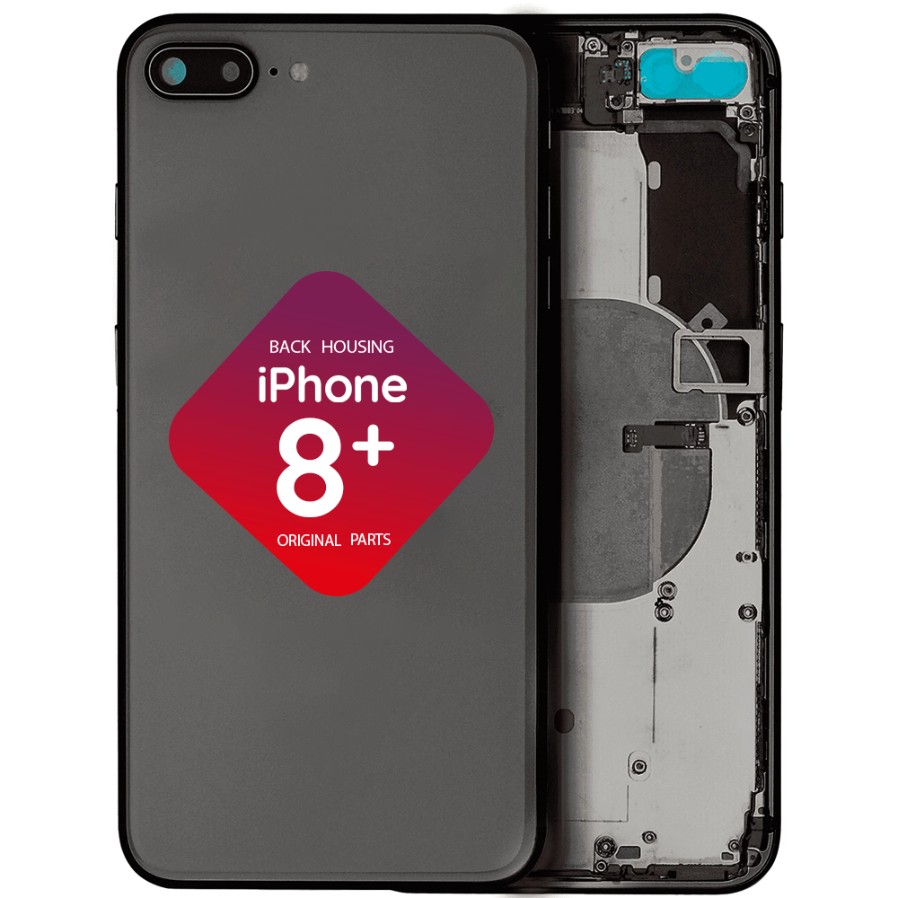 iPhone 8 Plus Back Housing + Small Parts Installed (Gray) – CELL RESCUE ...