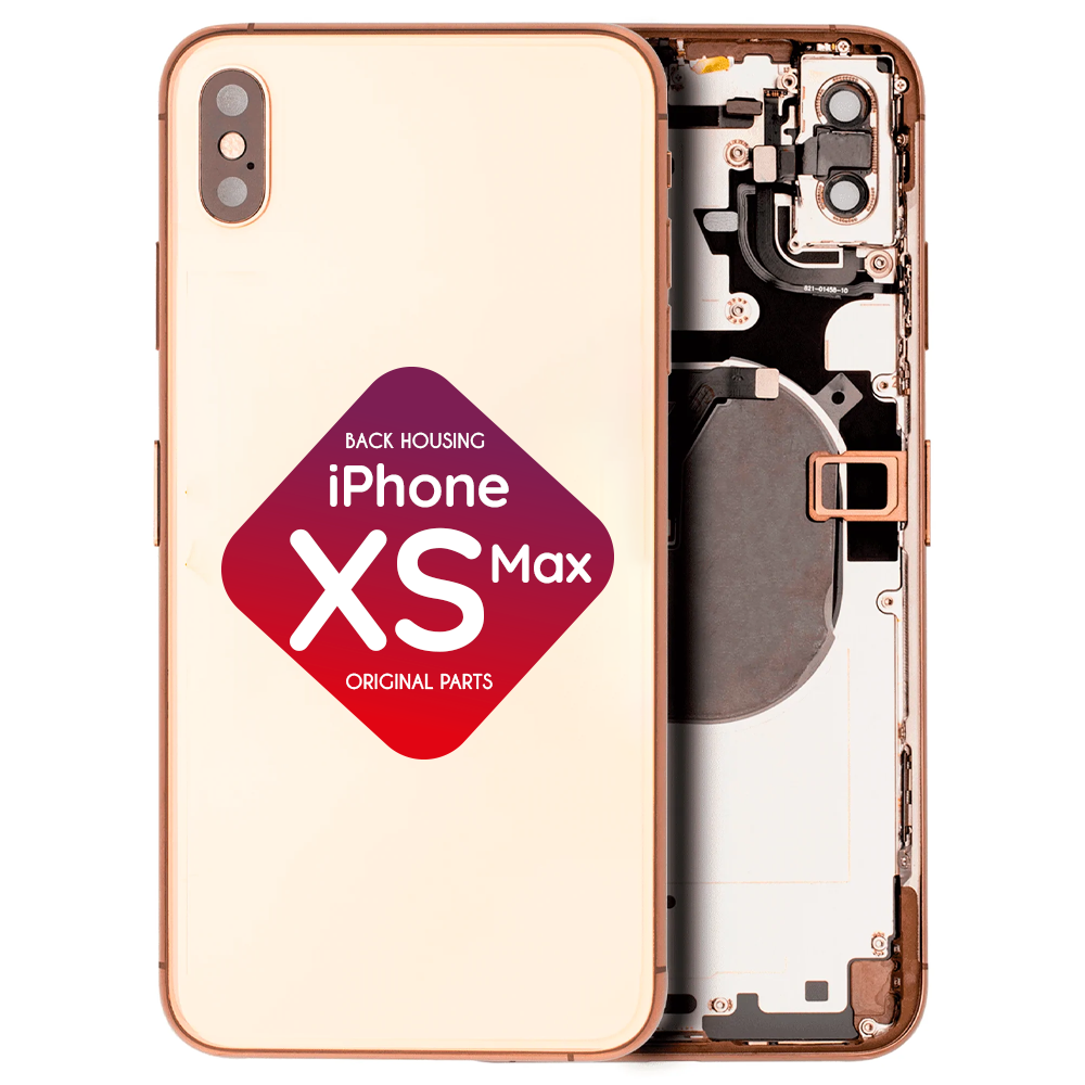 iPhone XS Max Back Housing + Small Parts Installed (Gold) – CELL RESCUE ...